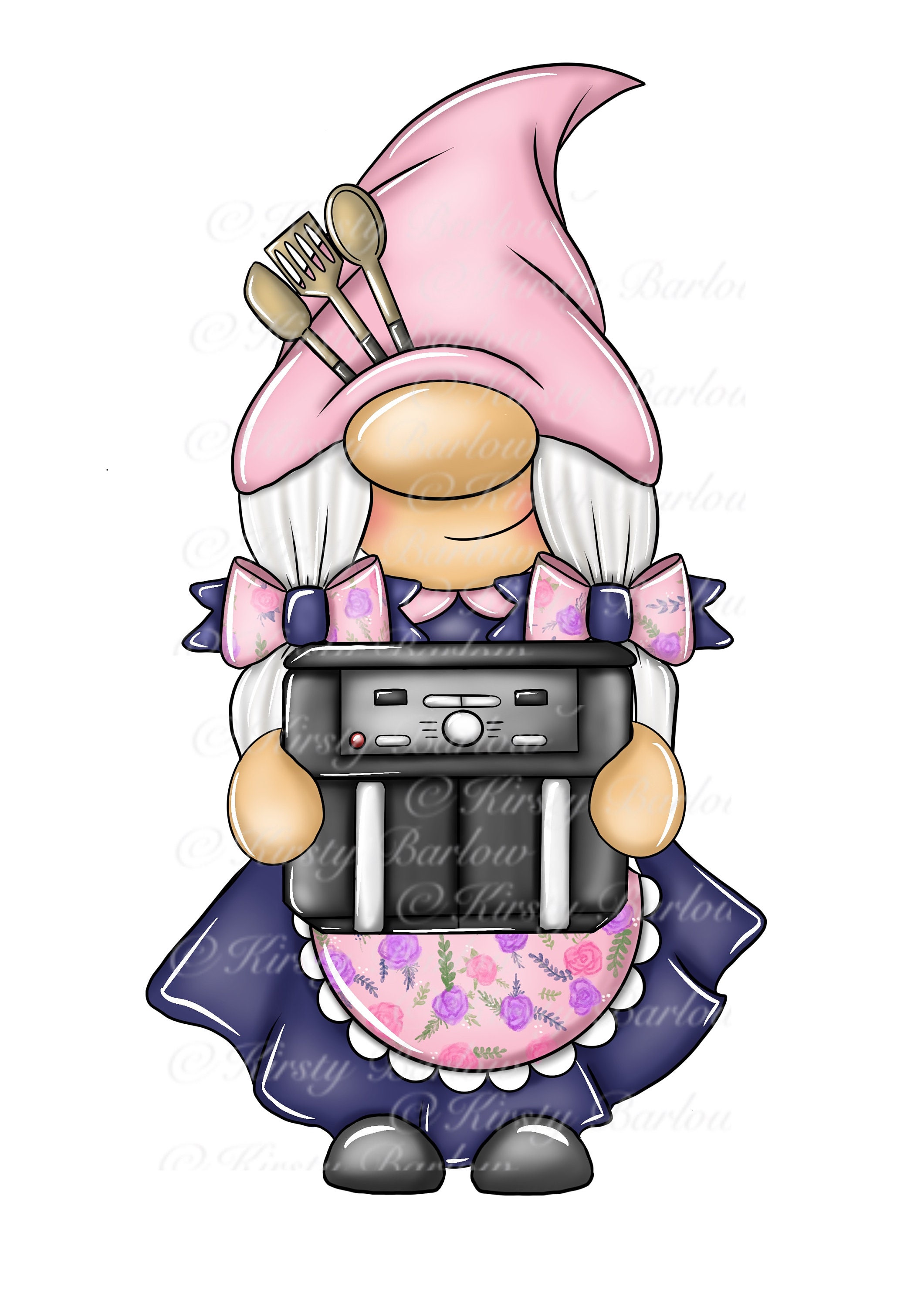 Dual Air Fryer Cook Gonk Gnome Png Clip Art for Sublimation - Etsy UK