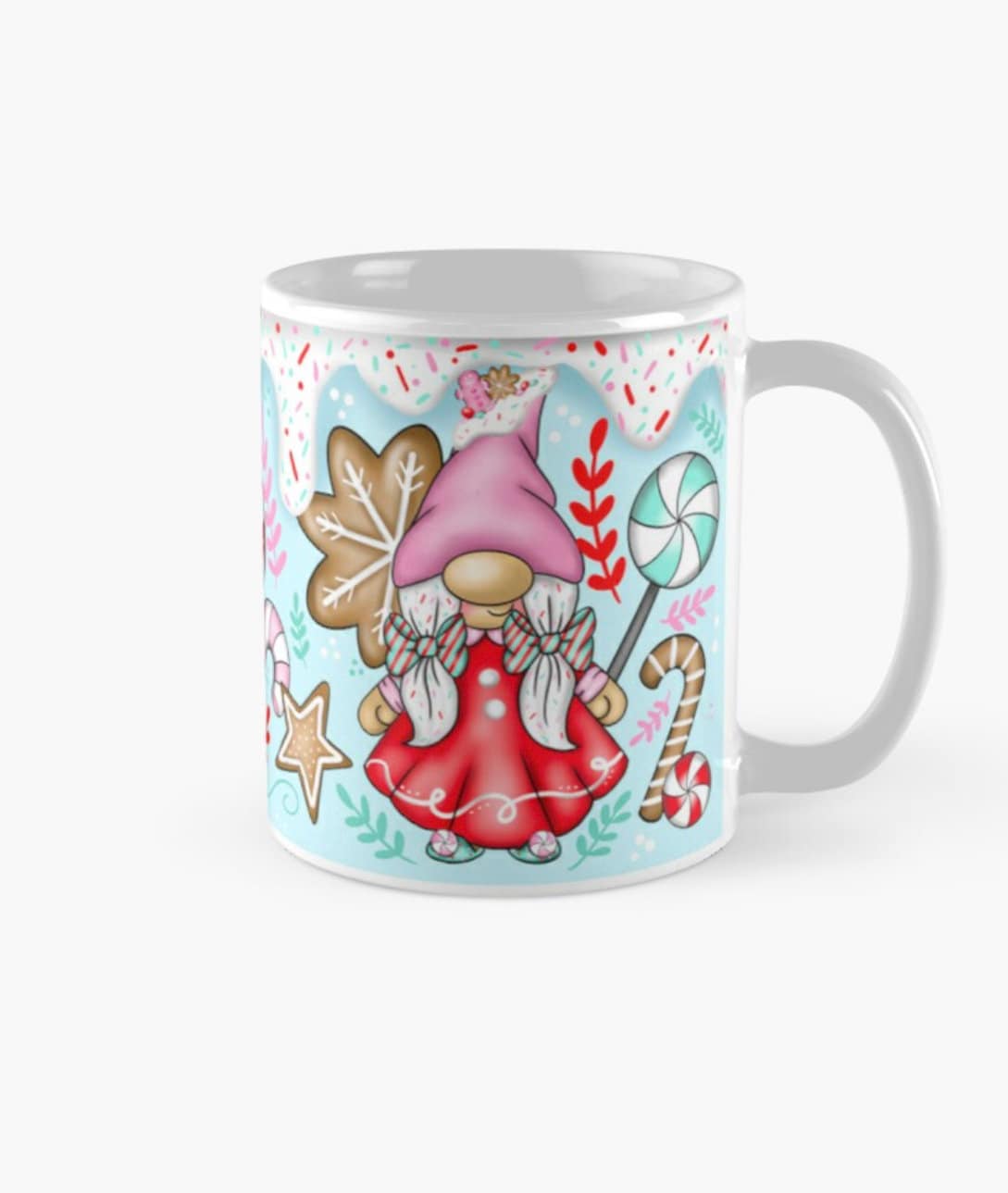 Gingerbread Hot Chocolate Christmas Eve Gonk Gnome Candy Cane - Etsy UK