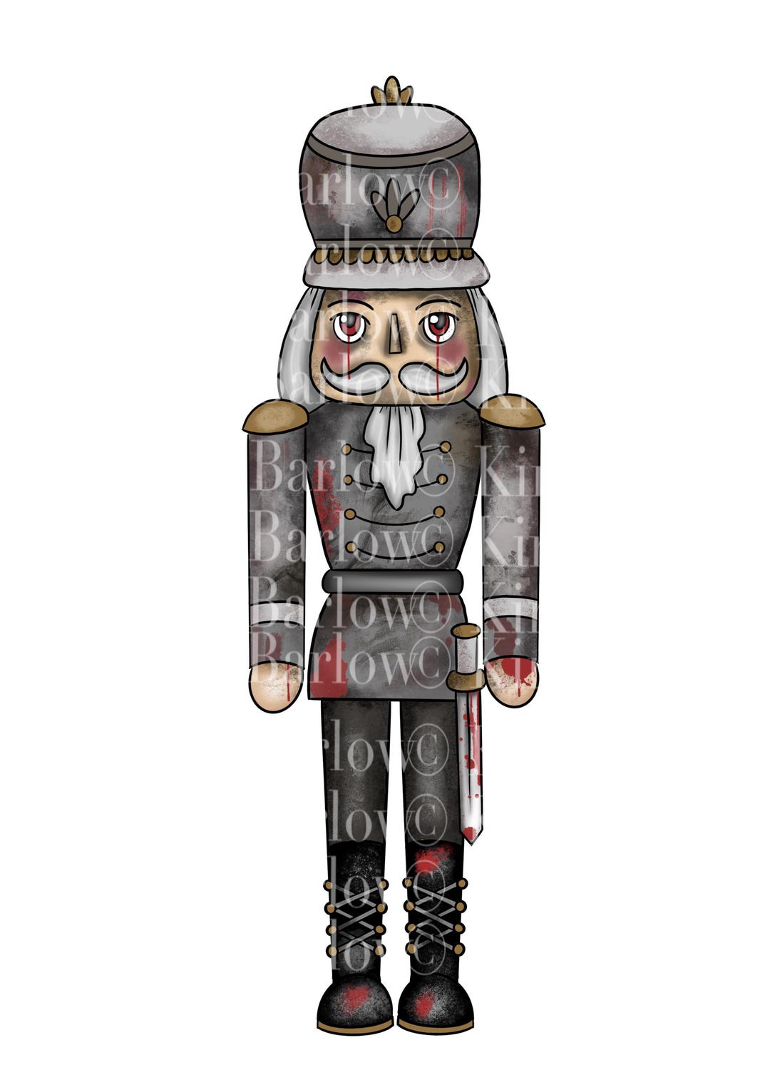 Christmas Halloween Horror Nutcracker Png Clipart Design Png ...
