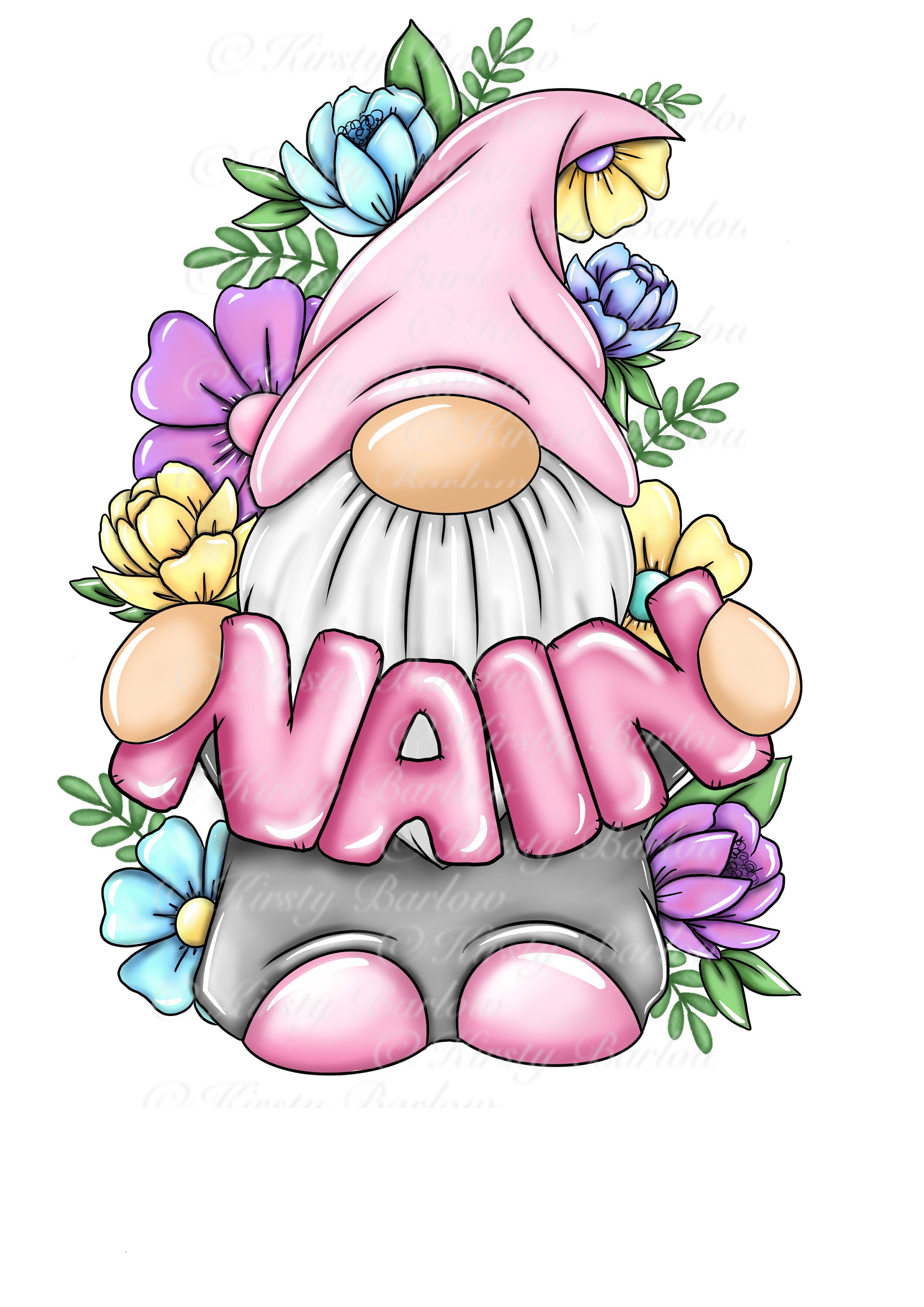 Nain Welsh Mother’s Day Gnome Gonk Png Clip Art Design for Sublimation ...