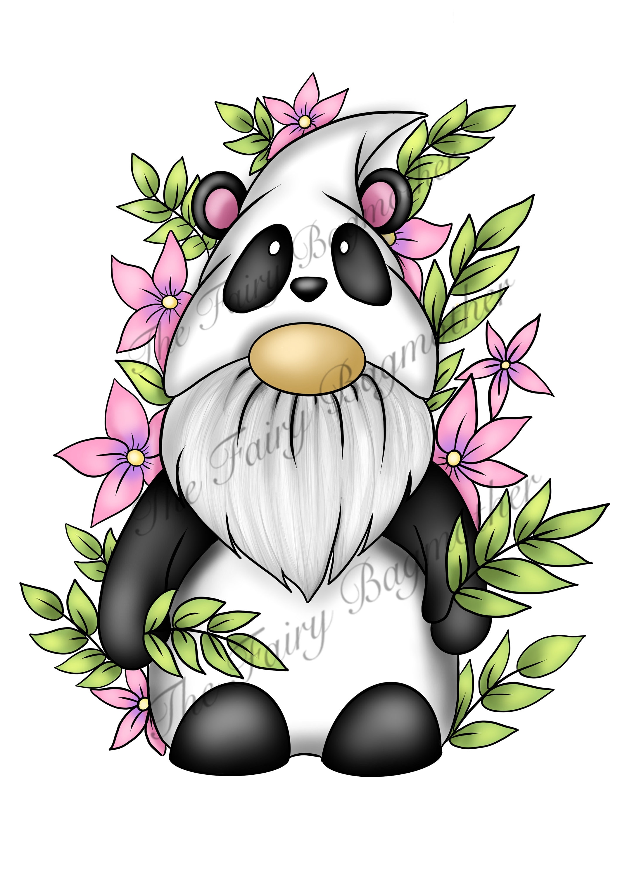 Panda Gnome Gonk Png Clip Art File for Sublimation - Etsy UK