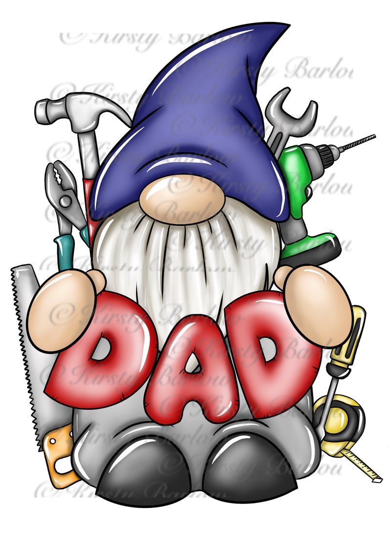 Dad Gnome Gonk Father’s Day DIY Clip Art Png Sublimation Design - Etsy