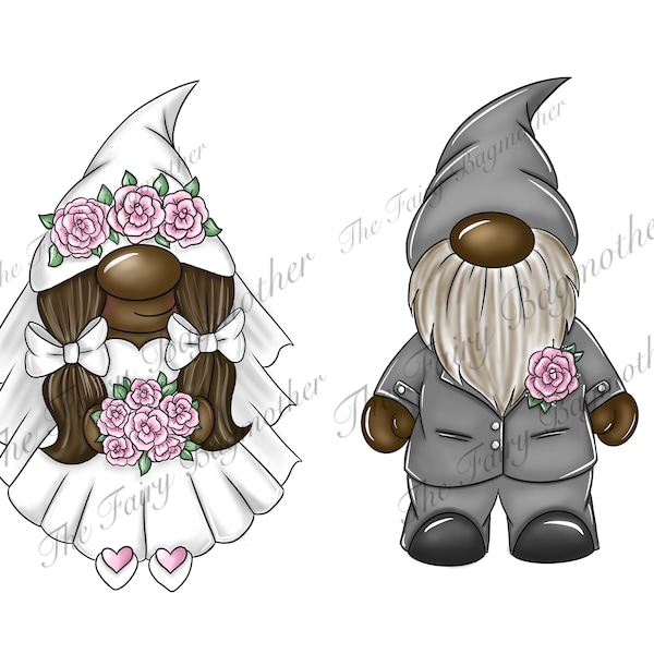 Dark Skin Gnome Png - Etsy