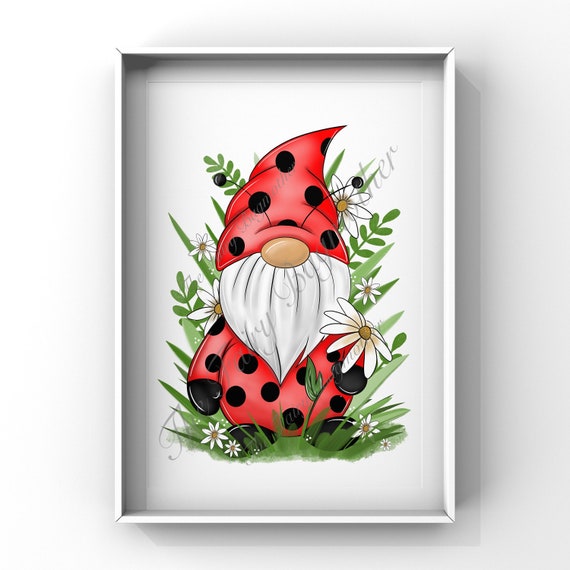 Ladybug Ladybird Gonk Png Clip Art Digital File PNG With | Etsy
