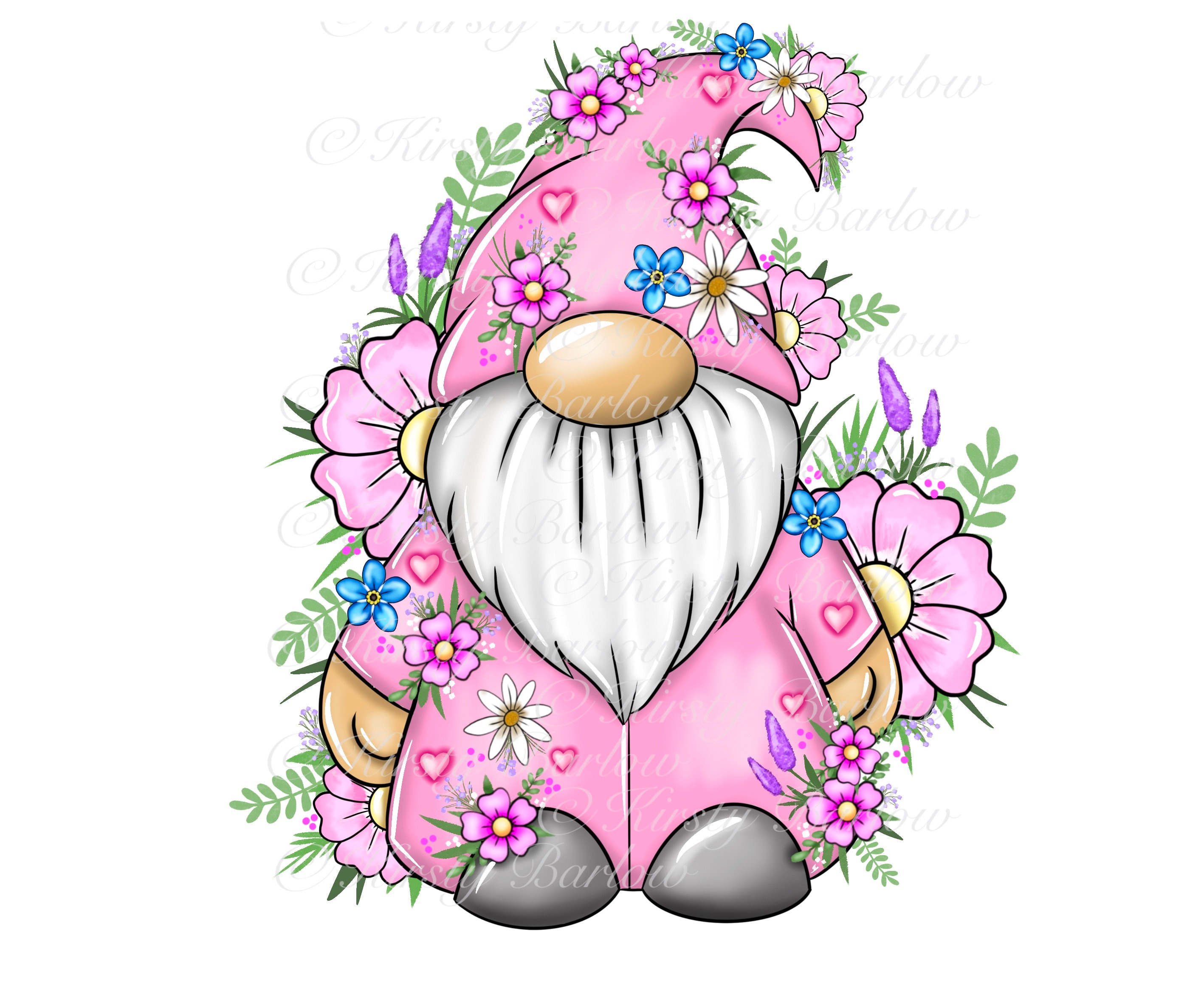 Wild Flowers Gnome Gonk Png Clip Art Sublimation Design With - Etsy UK