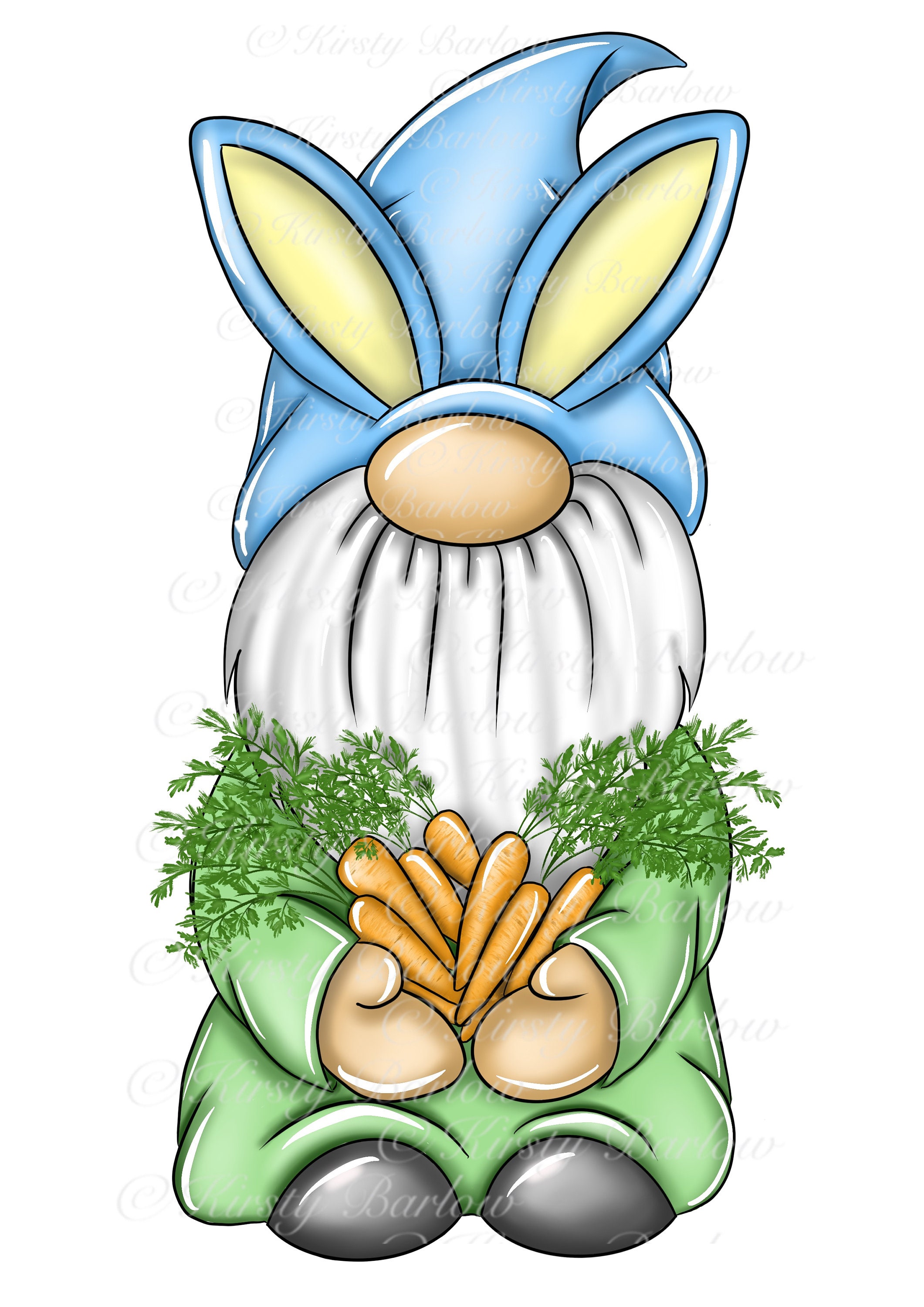 Easter Bunny Gonk Gnome Carrying Carrots Png Clip Art - Etsy