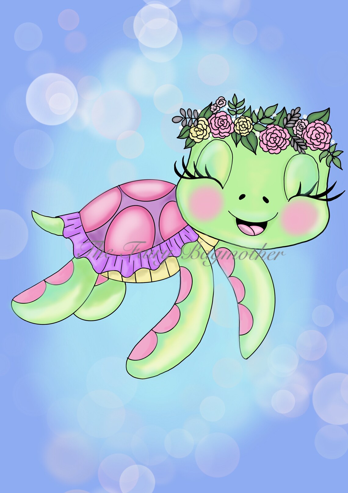 Girly Turtle Png Clip Art for Commercial Use - Etsy UK