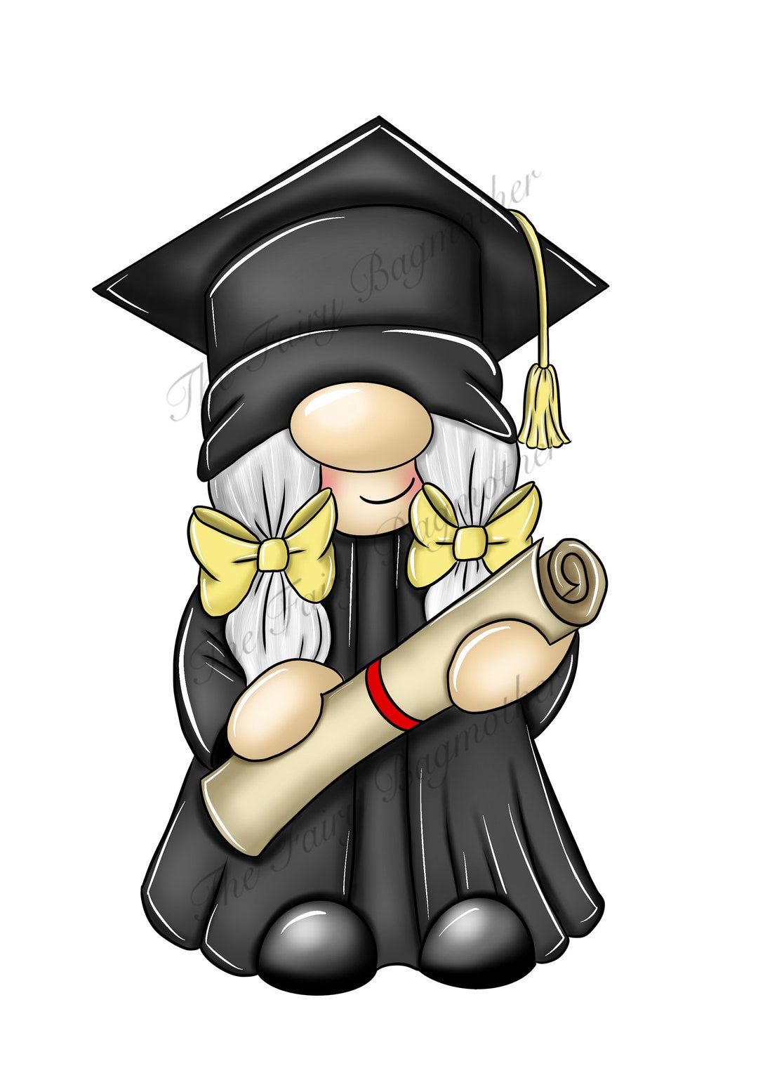 Graduation Graduate Gonk Gnome Gonkette Clip Art Png Download for ...