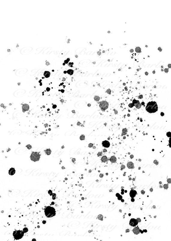 Paint Splatter Clip Art Black And White