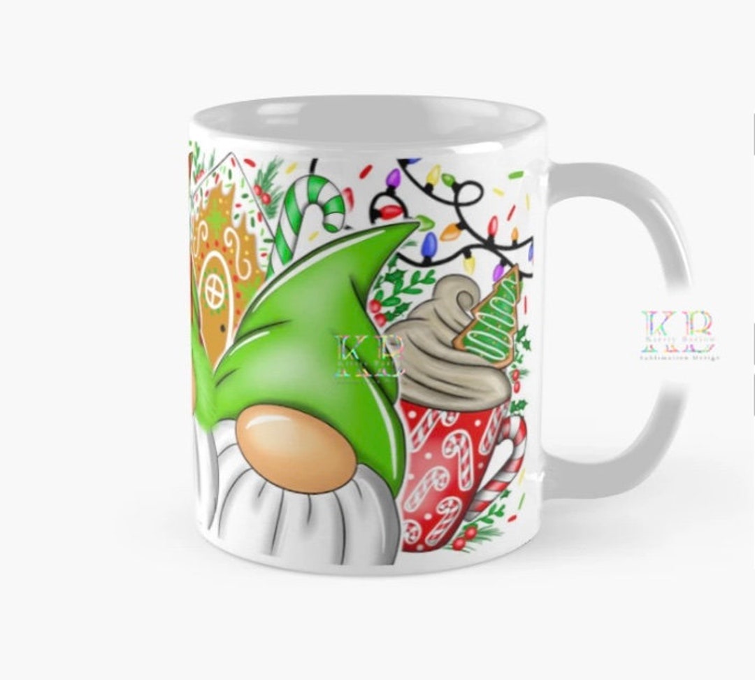 Christmas Mug Wrap Gonk Gnome Trio Sublimation Design Coffee Cup Png ...