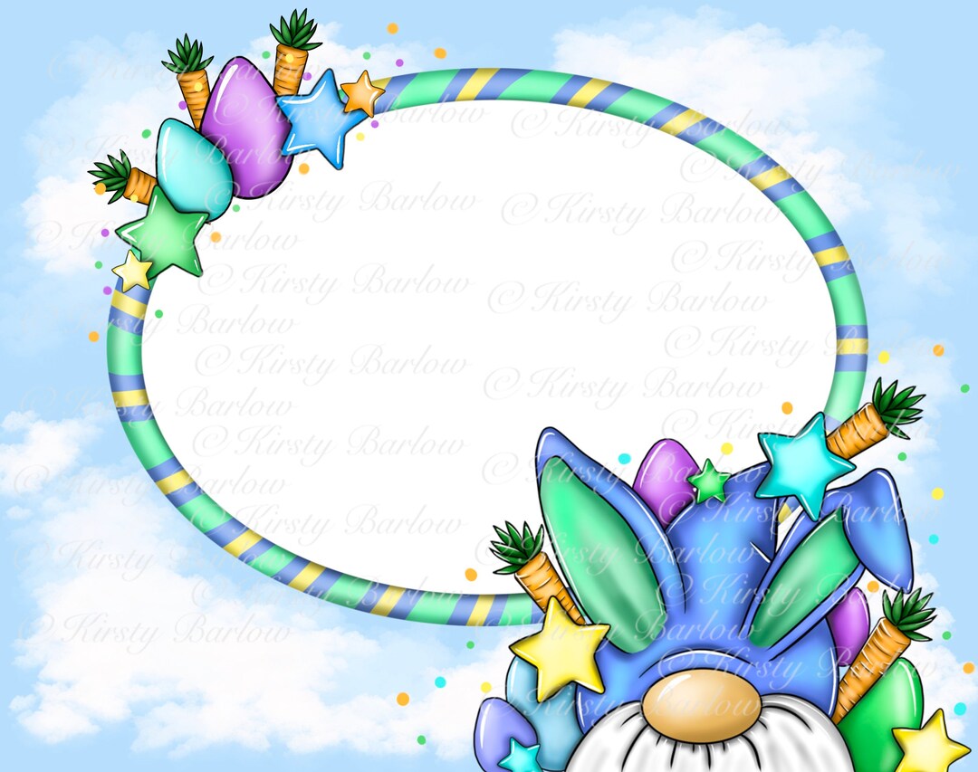 Easter Bunny Rabbit Gonk Gnome Rectangle Tin Sublimation - Etsy