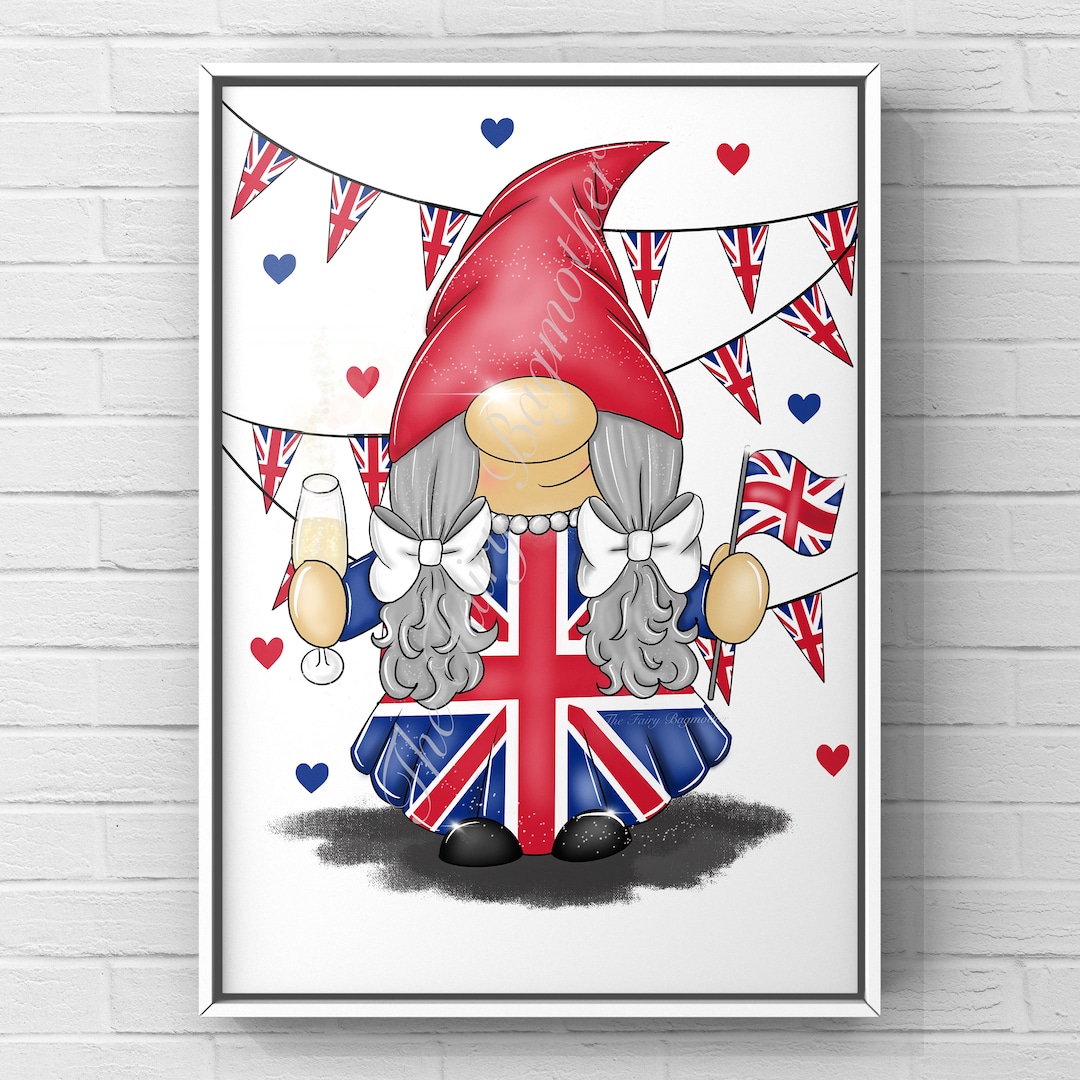 British Union Jack Gonk Gonkette Gnome Clip Art Png for Commercial Use ...