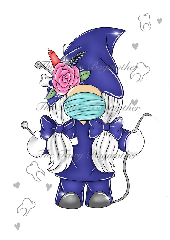 Navy Dental Nurse Gonk Gnome Png Clip Art File for Sublimation - Etsy