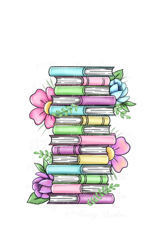 Pastel Colored Book Clip Art