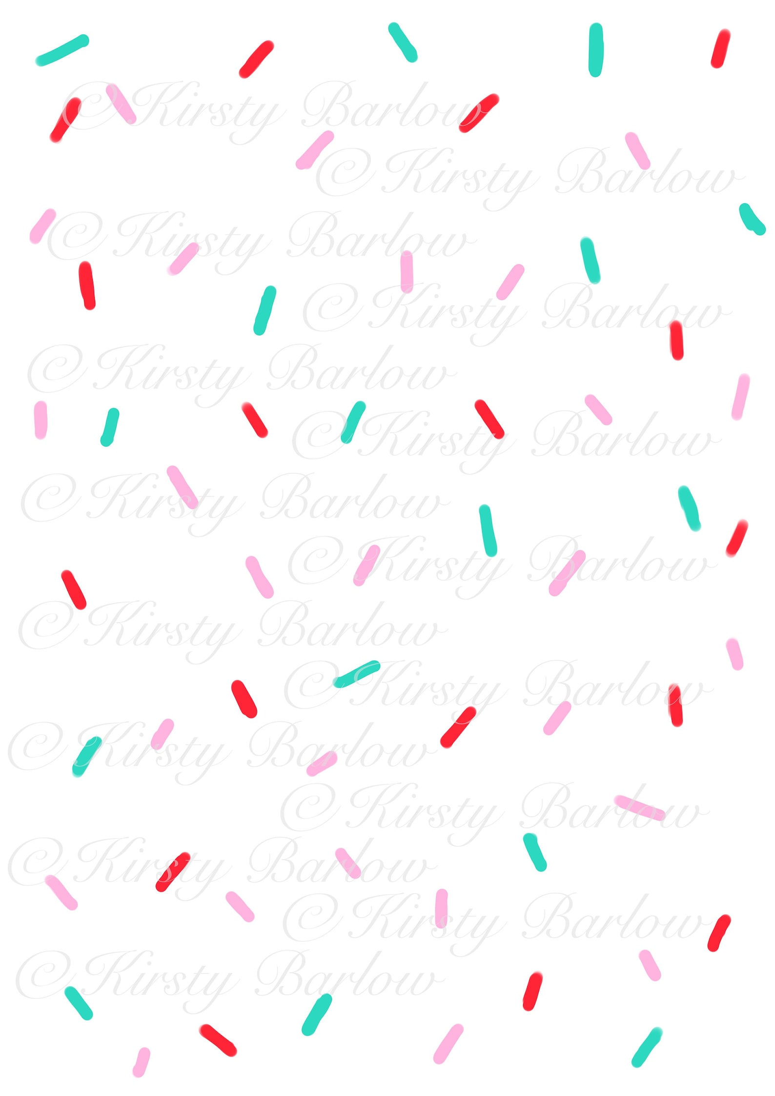 Christmas Candy Sprinkles Background Png Clip Art File for - Etsy