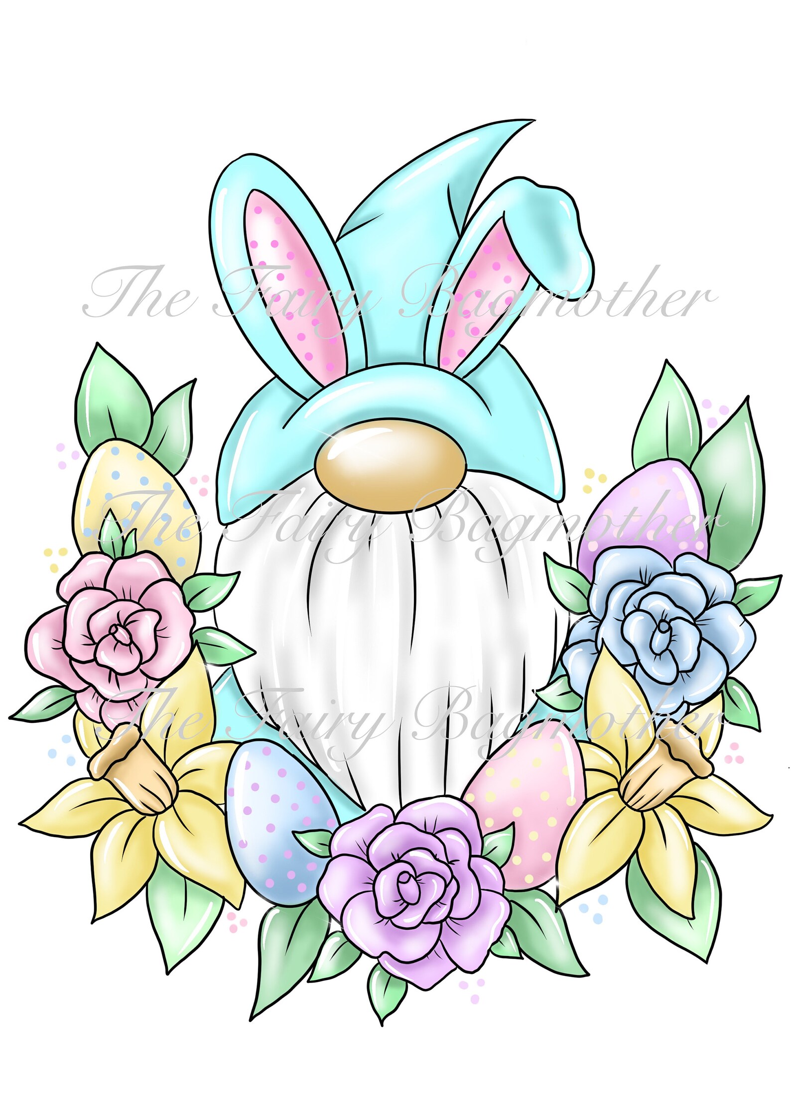 Easter Bunny Gonk Gnome Png Clip Art File for Sublimation - Etsy