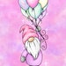 Floating Balloon Gonk Gnome Birthday Png Clip Art File for | Etsy