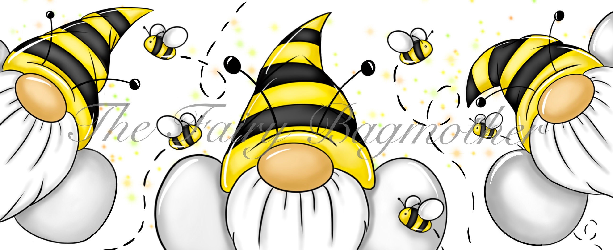 Bee Gonk Trio Mug Wrap Png Art Clip Art File for Sublimation - Etsy UK
