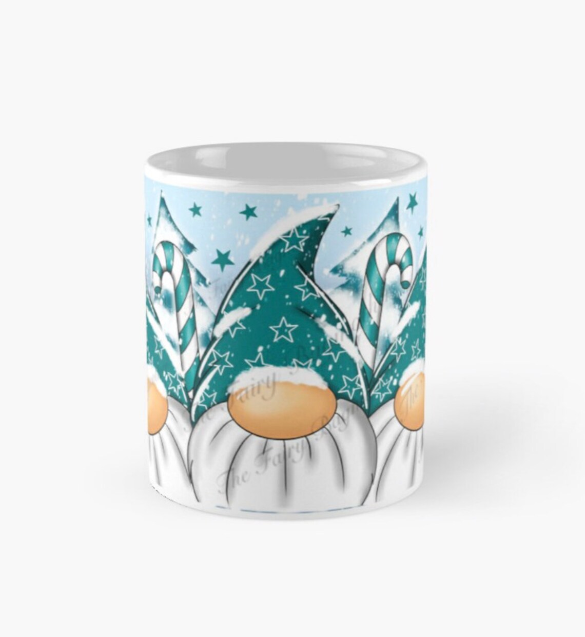 Teal Christmas Gnome Gonk Mug Wrap Png Clip Art File for - Etsy UK