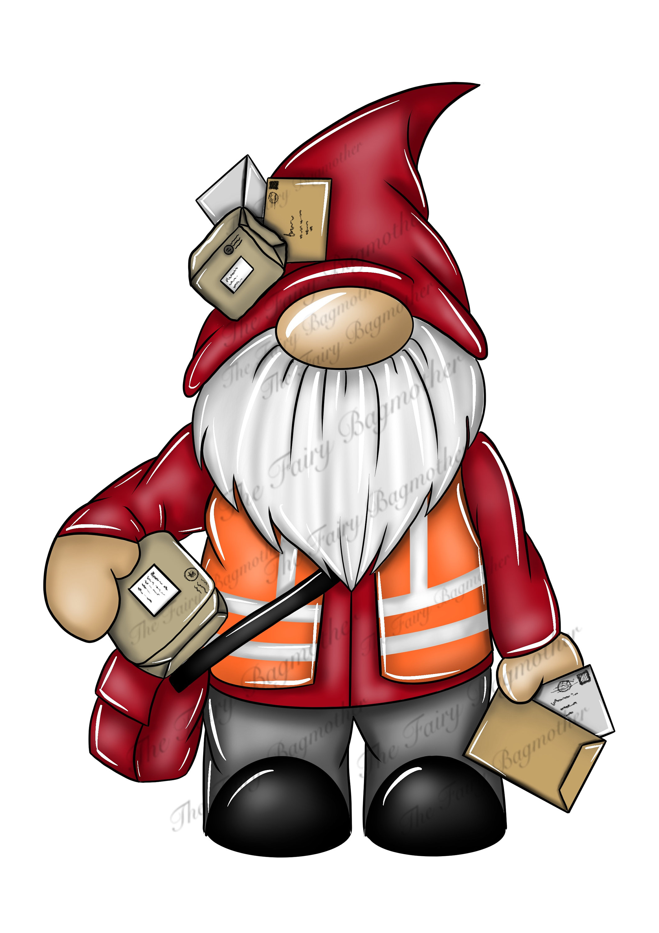 Postie Postman Gnome Gonk. Png Clip Art Design for Sublimation - Etsy UK