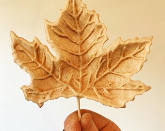 Carved Maple Leaf - Etsy