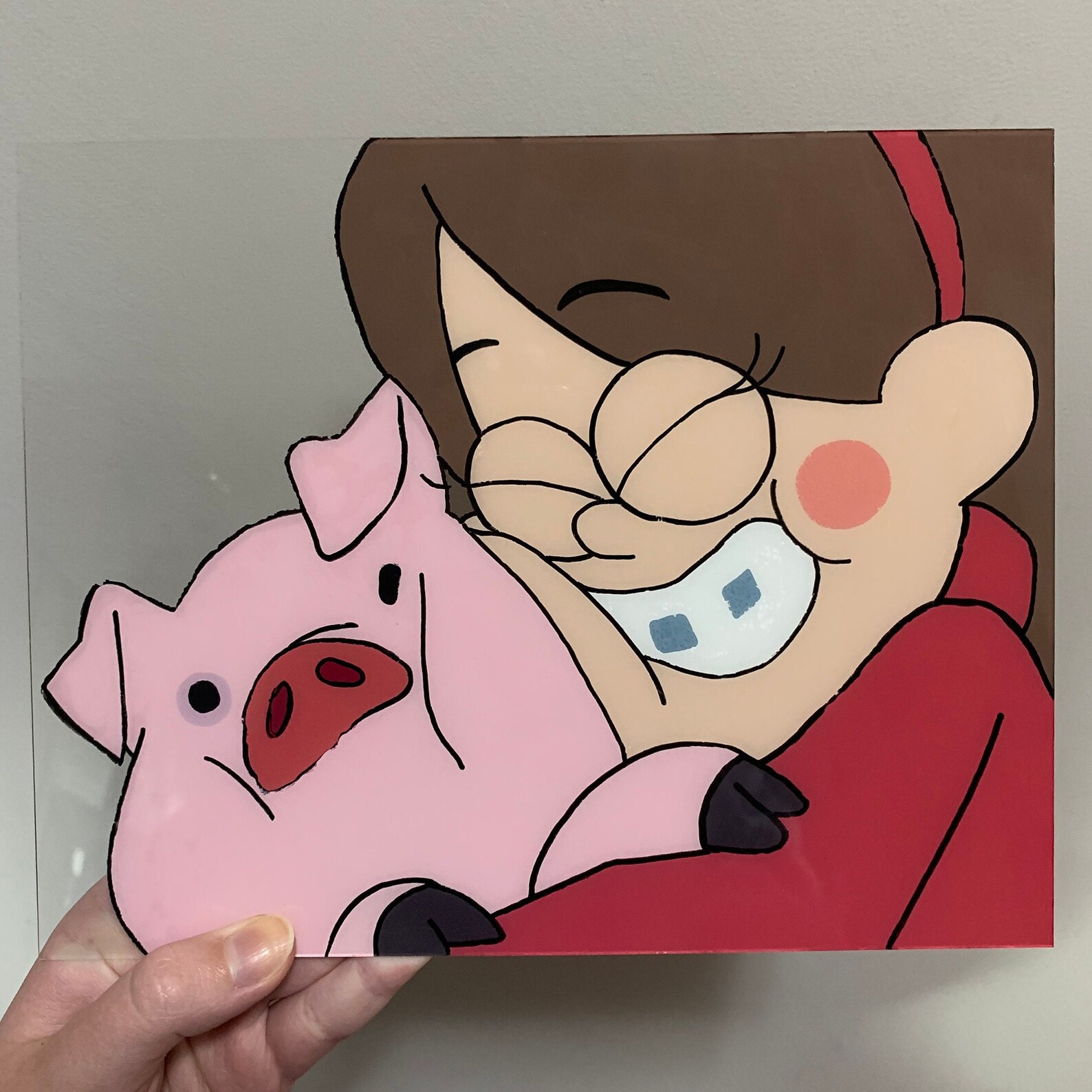 Mabel Glass Painting Gravity Falls - Etsy