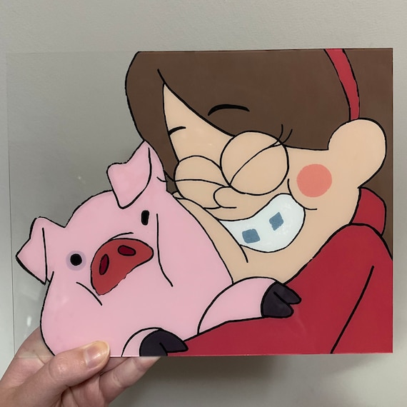 Mabel Glass Painting Gravity Falls - Etsy