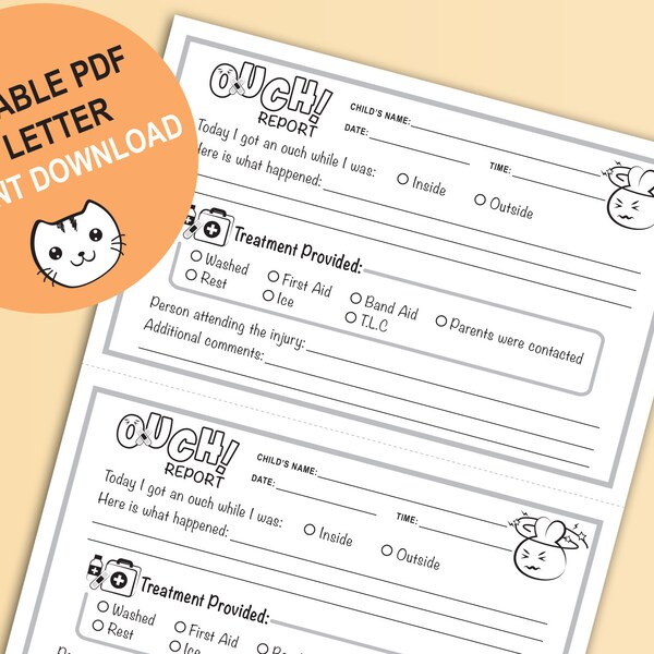 Incident Report Form - Etsy