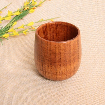Classical Natural Solid Wood Drinking Cup Handmade Tea Cups - Etsy