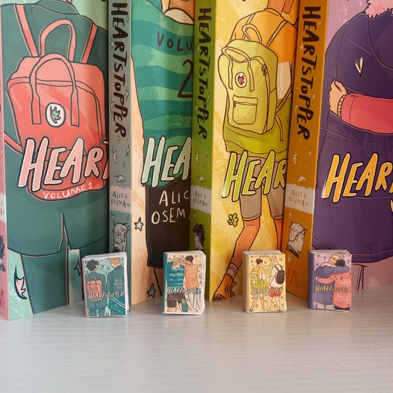 Heartstopper Series Mini Book Set Alice Oseman Nick y | Etsy México