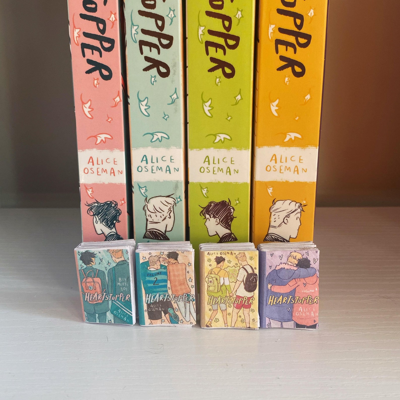Heartstopper Series Mini Book Set Alice Oseman Nick and - Etsy Canada