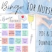 Nurse Bingo Game: Single Template (PDF & JPG Digital Download) - Etsy