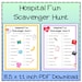 Hospital Fun Scavenger Hunt Game: Nurse Week Activity (PDF Download) - Etsy