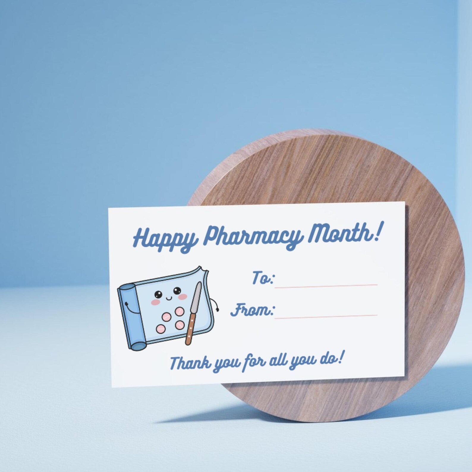 Cute Pharmacy Month Gift Tags, Labels*pharmacy Tech, Pharmacist ...