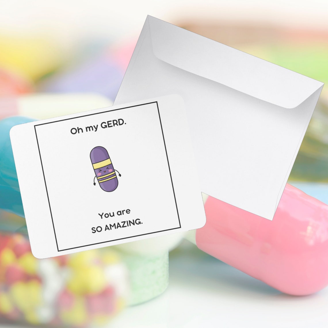 Funny 'oh My GERD' Appreciation Gift Tags: Nurse/pharmacy Printable ...