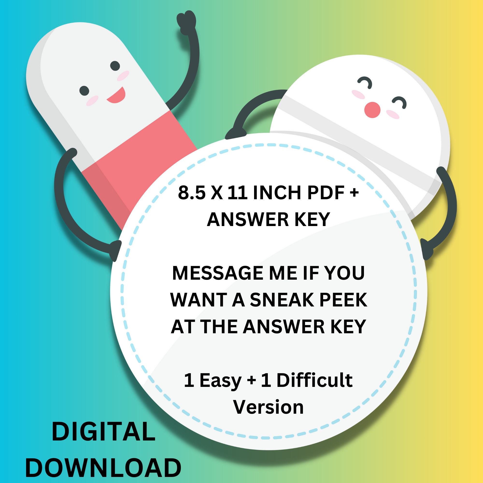 Pharmacy Week Word Search Games Bundle: Fun Team Activity (PDF ...