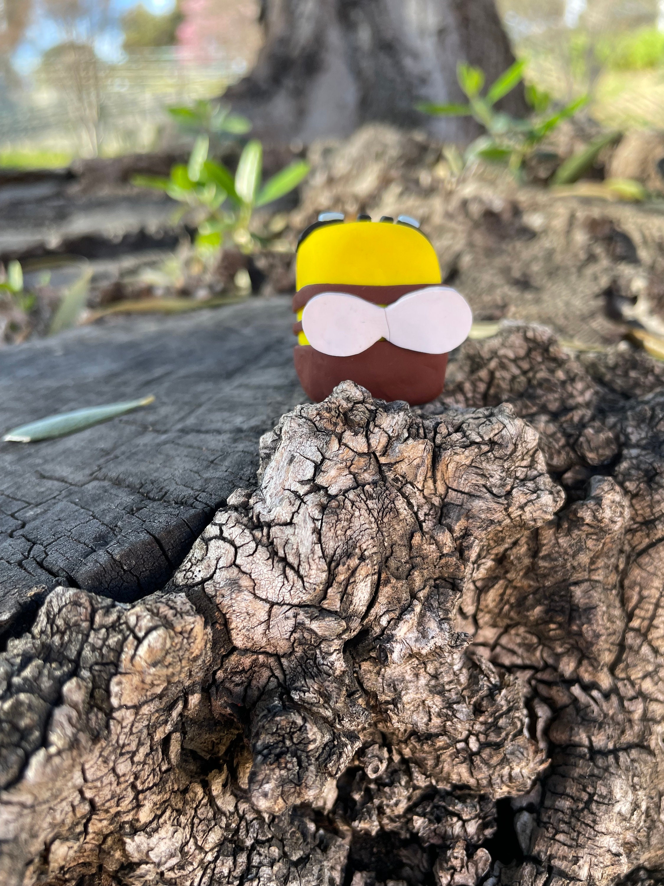 Clay Minecraft Bee - Etsy