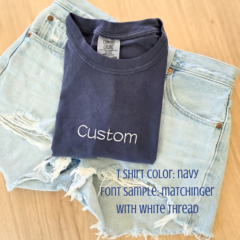 Embroidered T Shirts - Etsy