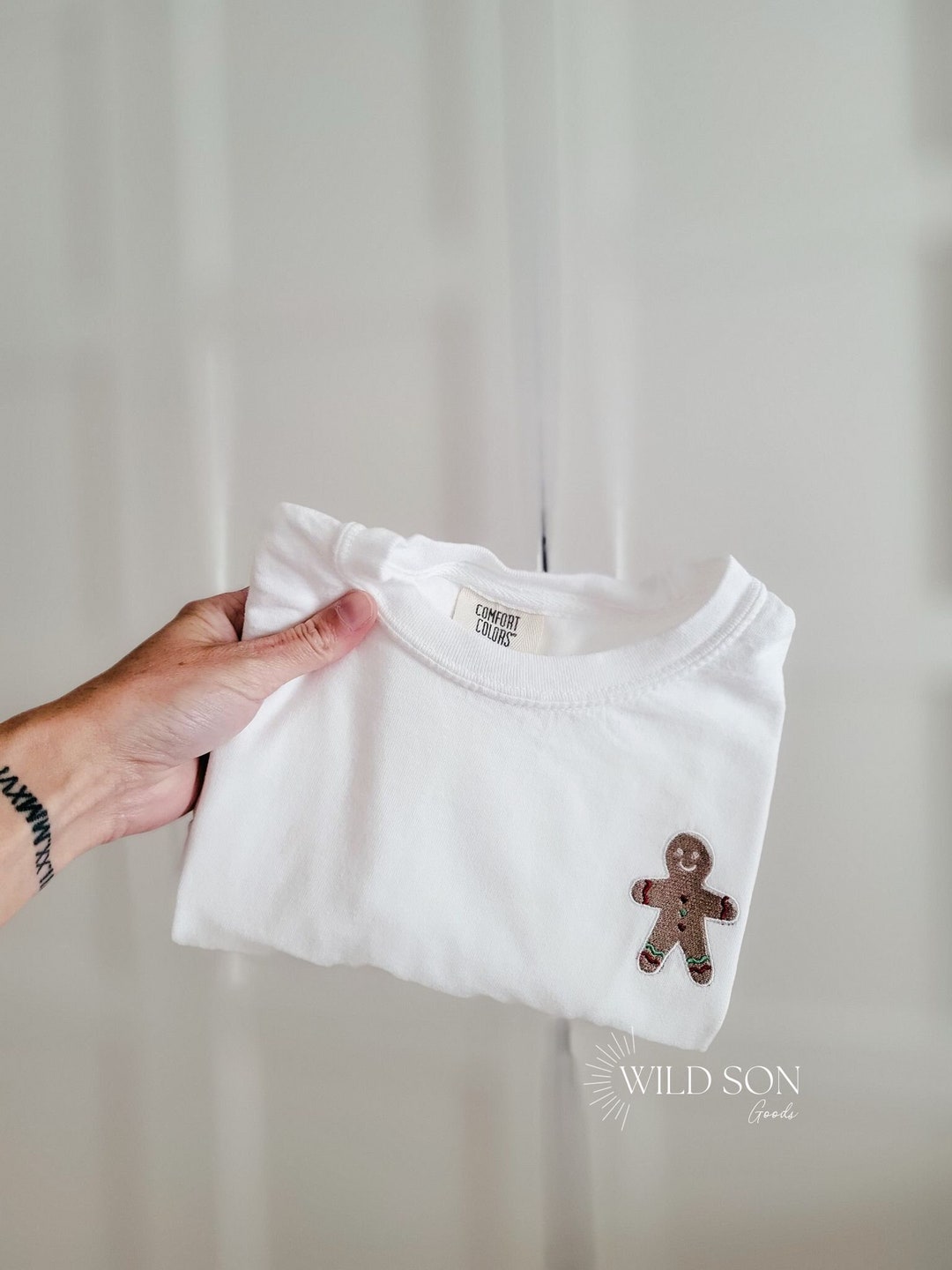 Gingerbread Man Tee-christmas Shirt-unisex Comfort Colors T-shirt ...