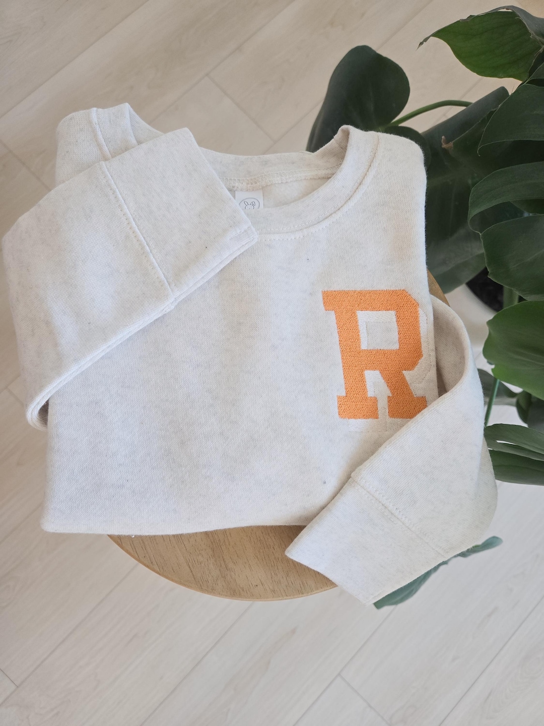 Shadow Monogram Embroidered Toddler Sweatshirt-toddler Neutral Sweaters ...