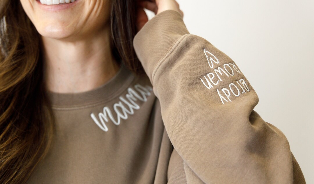 Custom Independent Trading Co. Sweatshirt-embroidered Sweatshirt ...