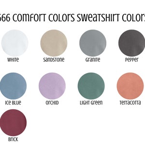 Custom Comfort Colors Sweatshirt-embroidered - Etsy