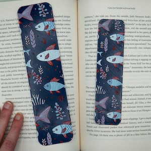 Fish Bookmark, Nature Themed Bookmark, Cute Fish Bookmark, Fisherman ...