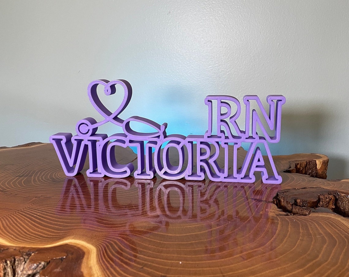 Nurse Name Plate, Nurse Name Sign, Nurses Week Gift, New Nurse Gift ...