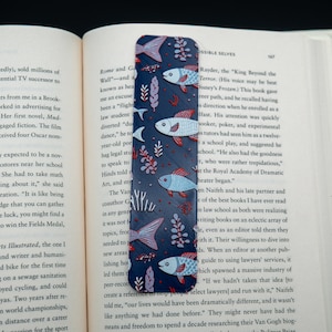 Fish Bookmark, Nature Themed Bookmark, Cute Fish Bookmark, Fisherman ...