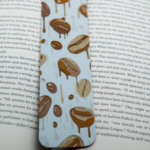 Coffee Beans Bookmark, Coffee Bookmark, Coffee Themed Bookmark, Coffee ...