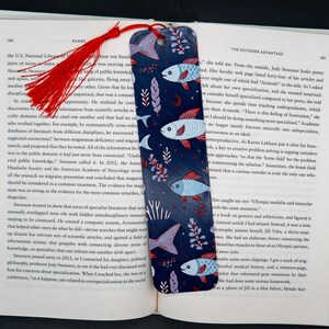 Fish Bookmark, Nature Themed Bookmark, Cute Fish Bookmark, Fisherman ...