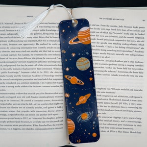 Space Bookmark, Outer Space Bookmark, Planets Bookmark, Space Themed ...