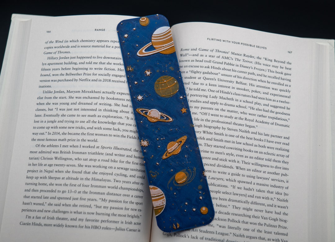Space Bookmark, Outer Space Bookmark, Planets Bookmark, Space Themed ...