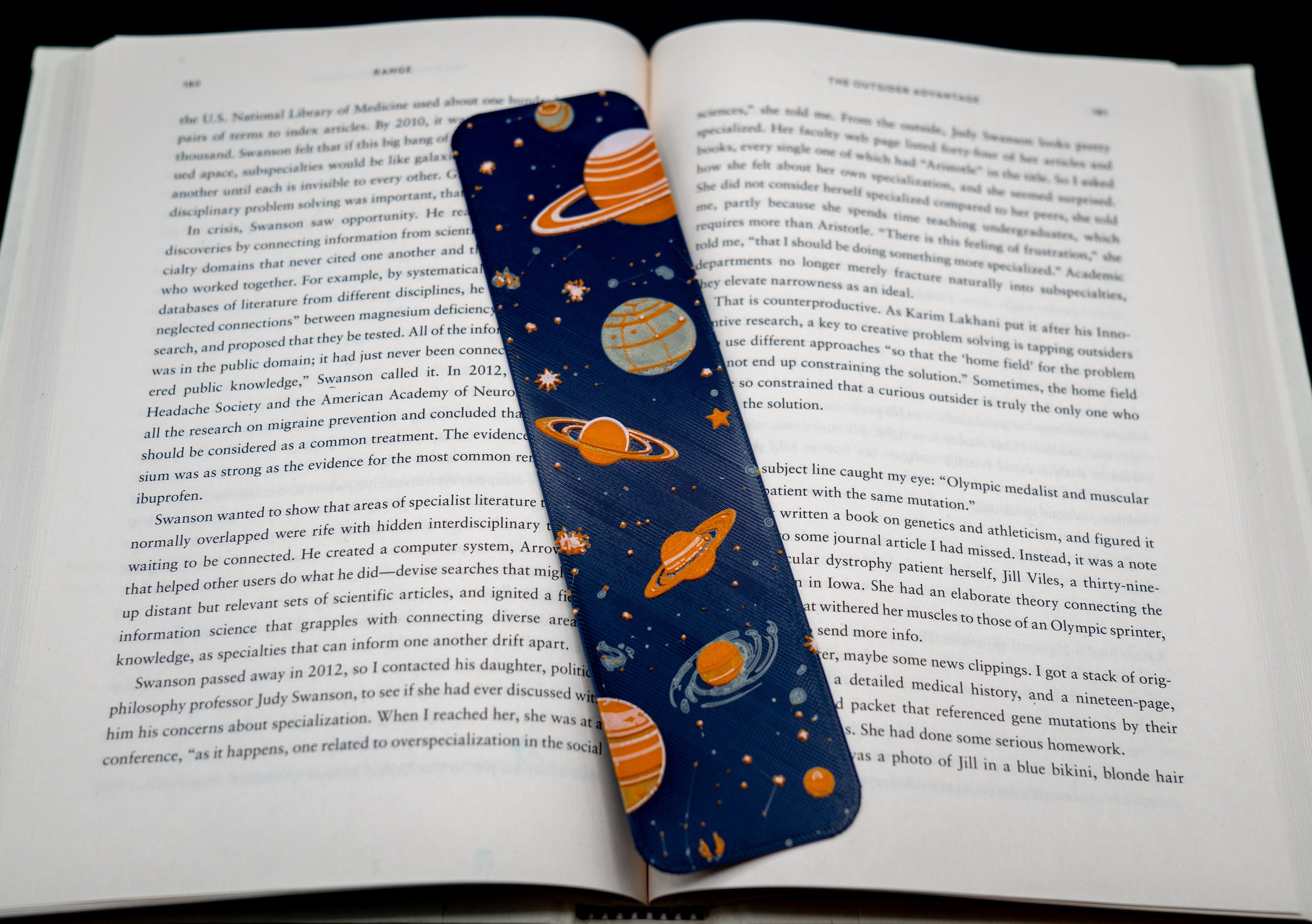 Space Bookmark, Outer Space Bookmark, Planets Bookmark, Space Themed ...